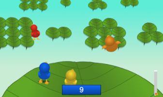 Jumping Chicks → Klik og spil spillet - GratisSpil.dk