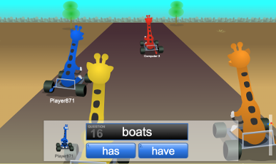 Giraffe Karts → Klik og spil spillet nu - GratisSpil.dk